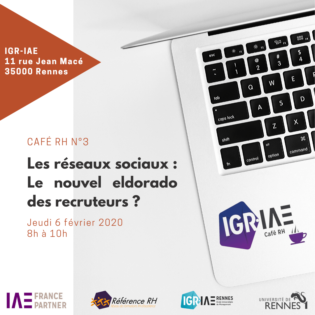 Café RH #3 Les réseaux sociaux - IGR IAE Rennes