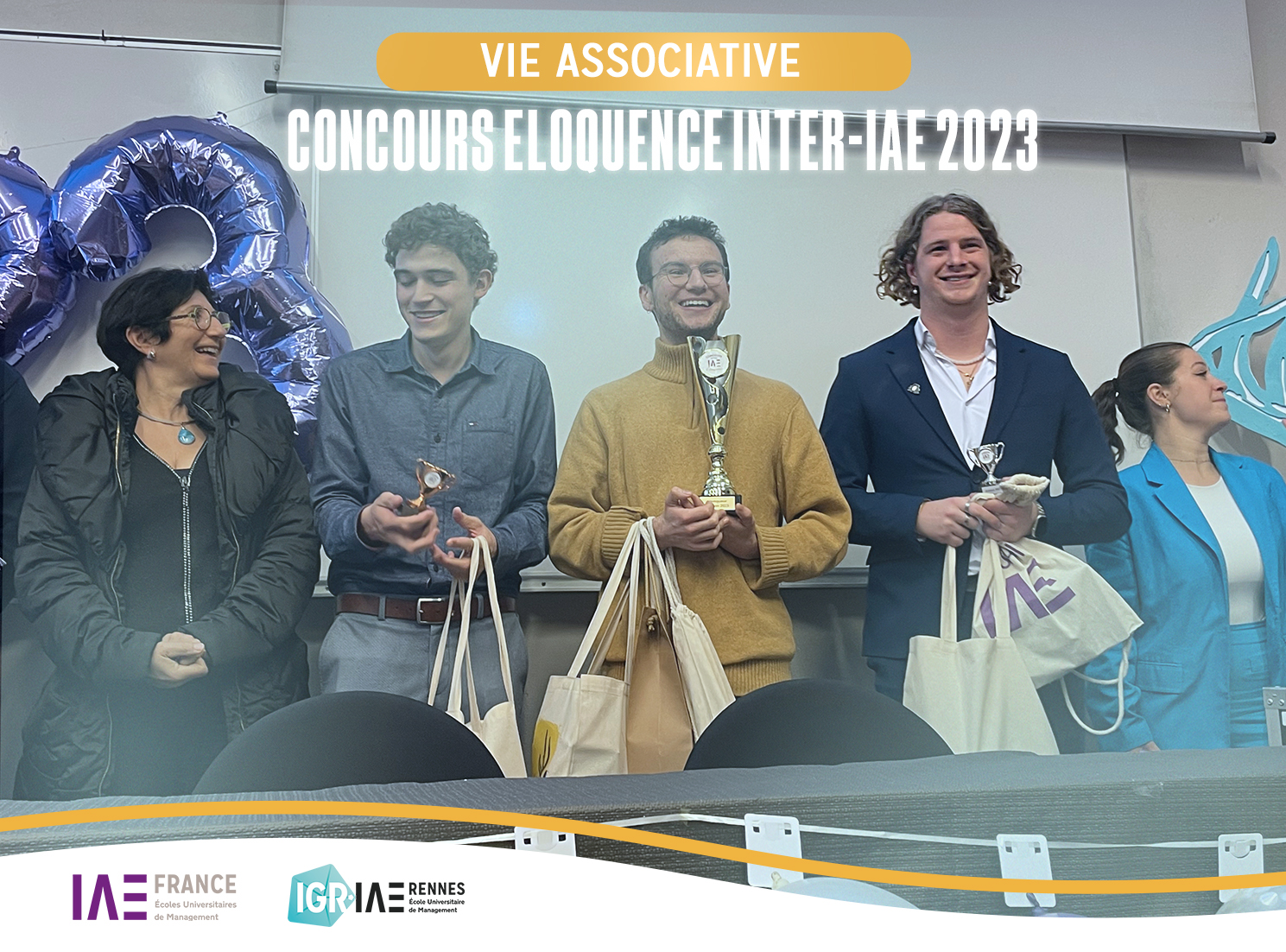 Retour sur le concours d’éloquence inter-IAE 2023 - IGR IAE Rennes