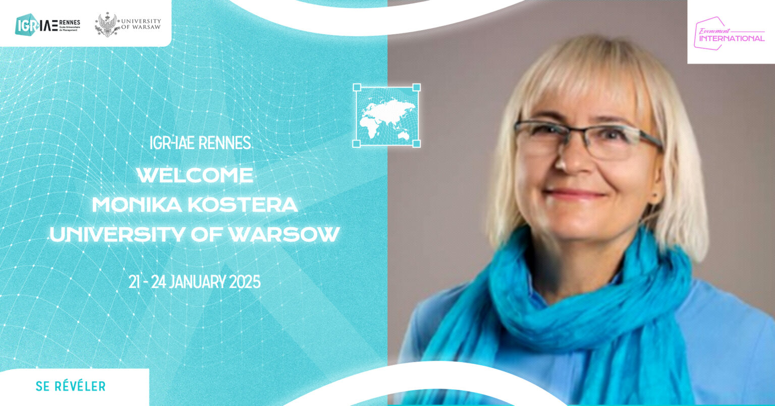 Speech by Monika Kostera - IGR IAE Rennes
