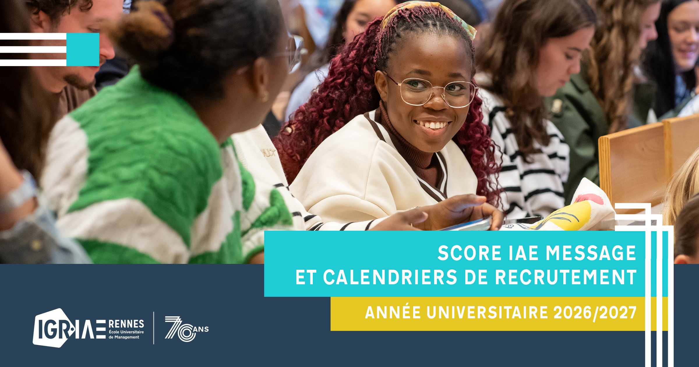 Score IAE Message pour les candidats aux Masters 1 FI-FA 2026-2027 - IGR IAE Rennes