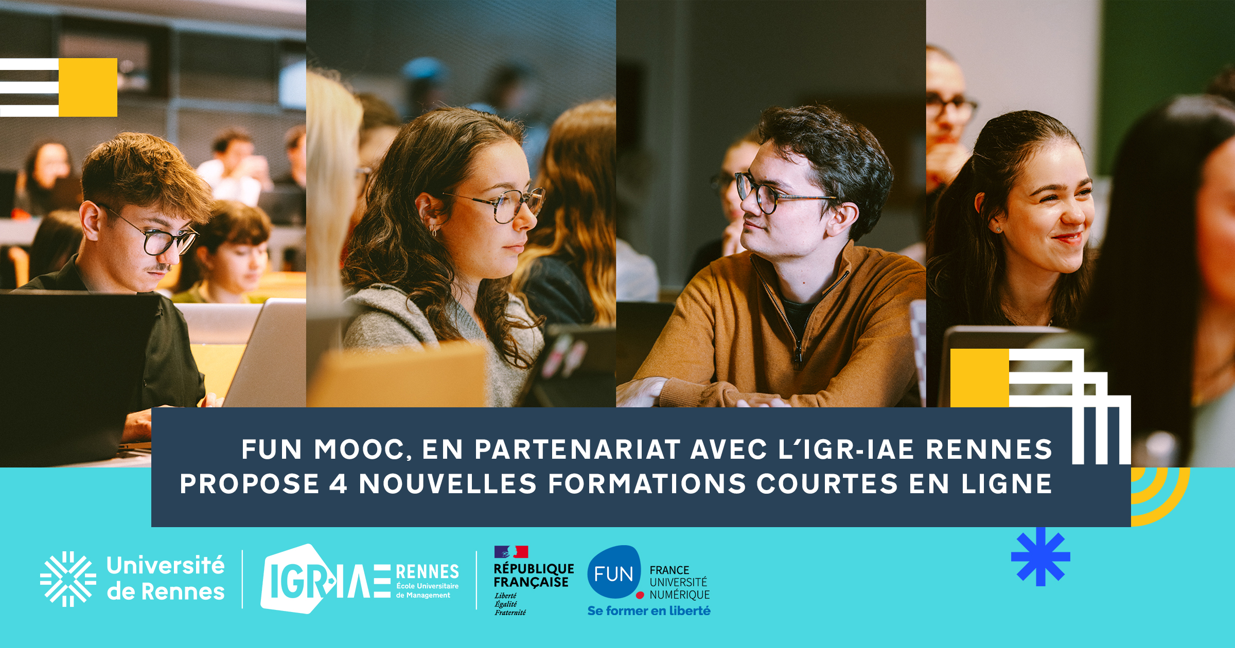 Fun MOOC, en partenariat avec l’IGR-IAE Rennes, propose 4 nouvelles ...