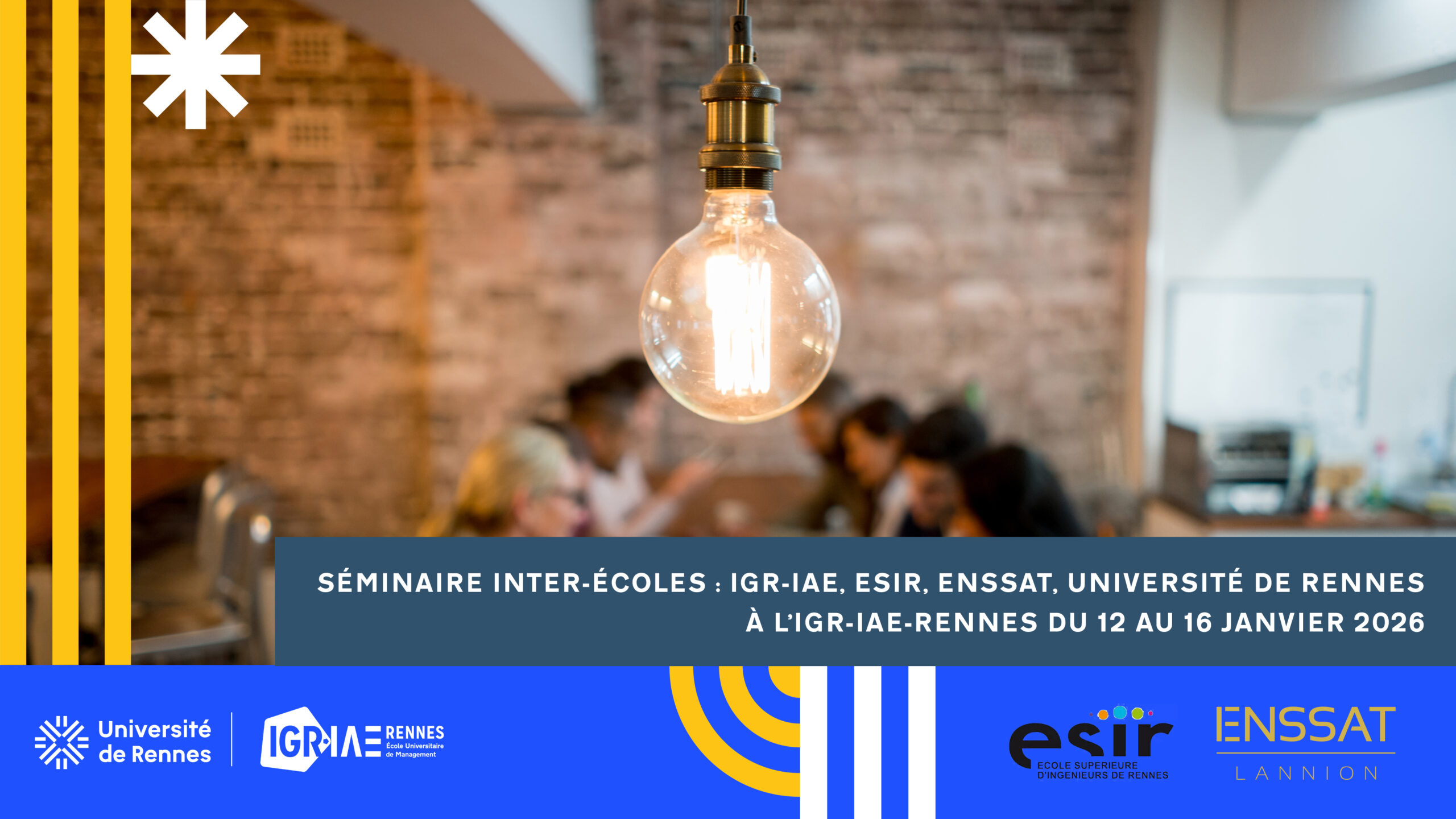 Séminaire inter-écoles 2026 : IGR-IAE Rennes, ESIR, ENSSAT / Université ...