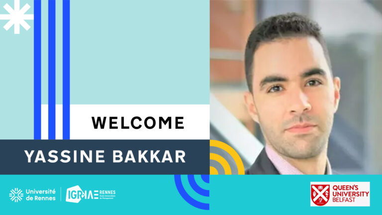 Welcome to Yassine Bakkar, visiting professor from Queen’s University ...